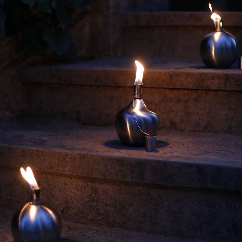 Antorcha circular I Antorcha acero inoxidable I Decoragloba