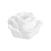 Velas en forma de flor | velas flor dalia verde | Decoragloba